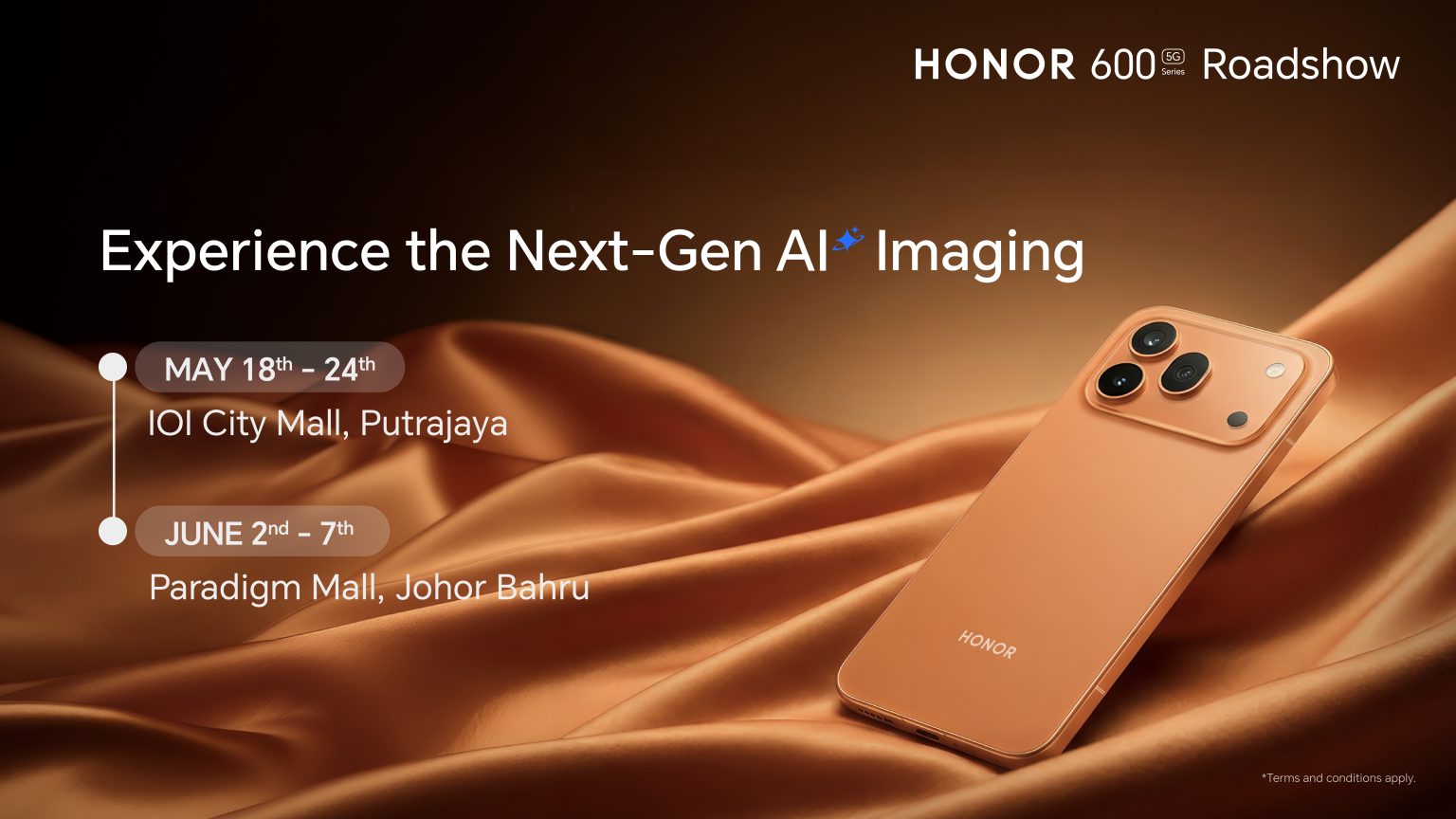 HONOR 600 Series Roadshow Begins 18 May with Xiao Zhan as Global ...